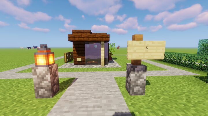Hi-tech mini-houses Minecraft Map