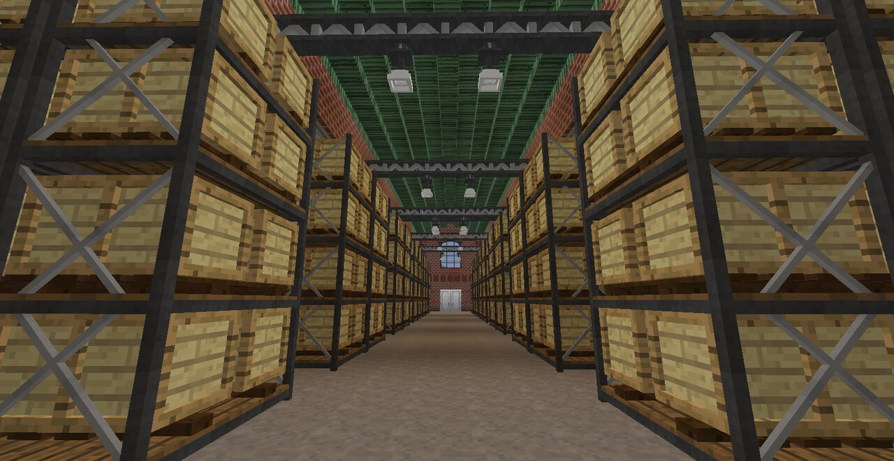 (Modded) Brick Storage warehouse Minecraft Map
