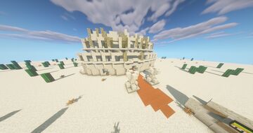 Deserttemple Minecraft Maps with Downloadable Schematic