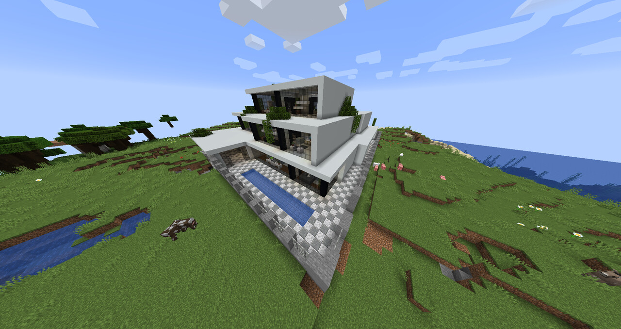 Futuristic House Minecraft Map