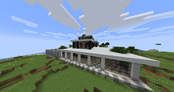 Futuristic House Minecraft Map