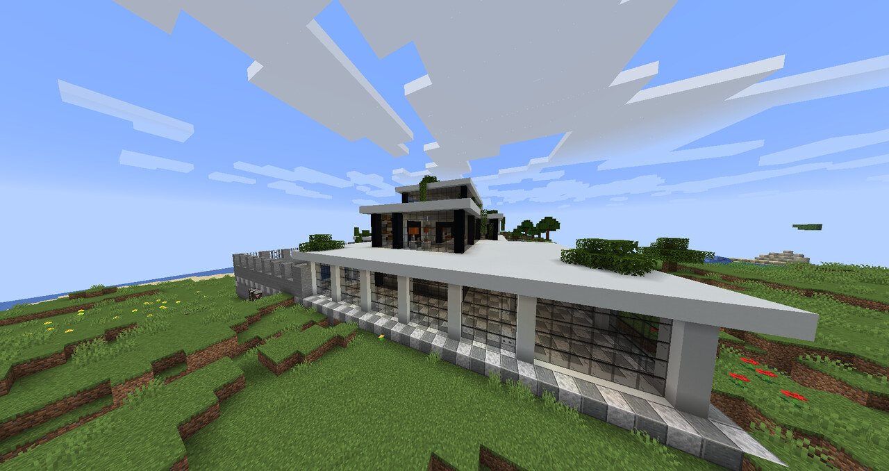 Futuristic House Minecraft Map