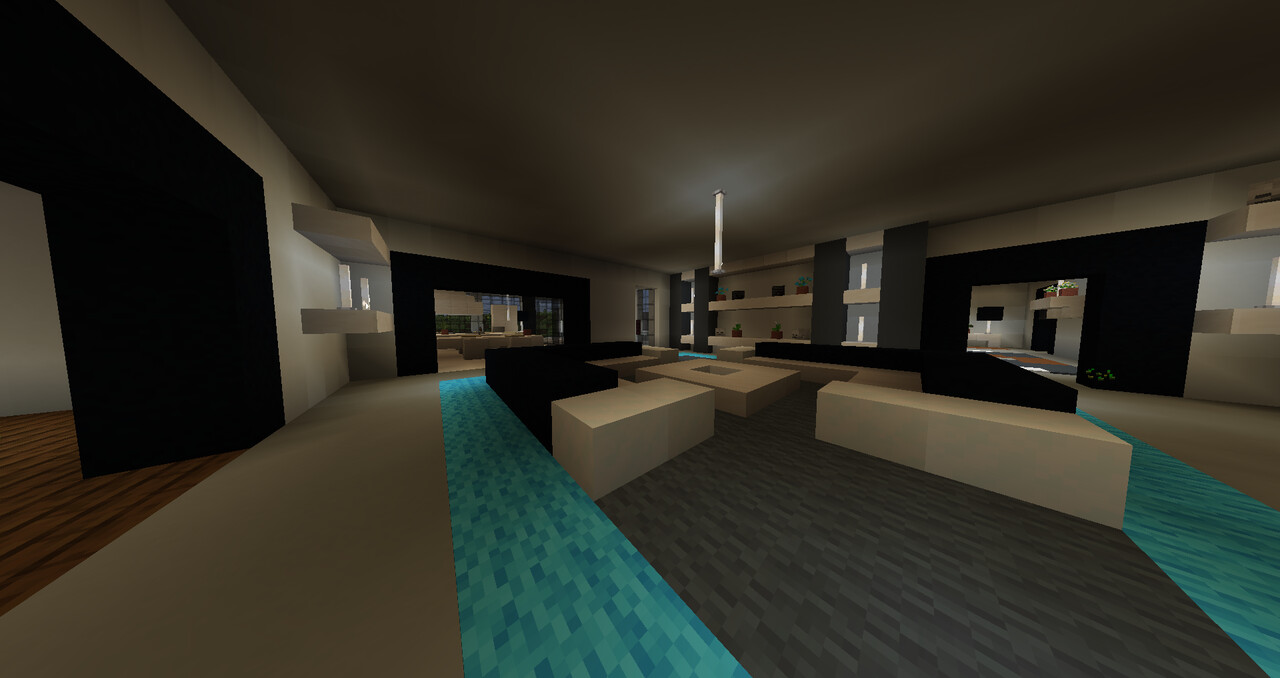 Futuristic House Minecraft Map