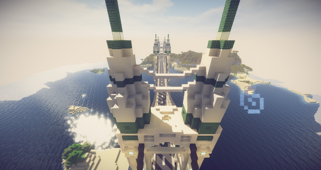 Modern Highway Bridge Minecraft Map