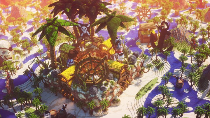 Tropical Pirate Spawn Minecraft Map