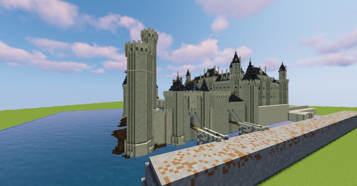 XIVth century Louvre Castle | Chateau du Louvre Minecraft Map