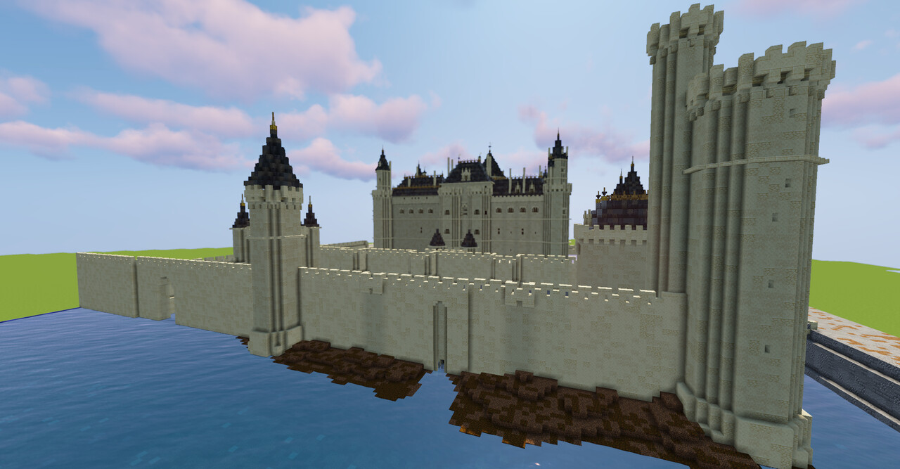 XIVth century Louvre Castle | Chateau du Louvre Minecraft Map