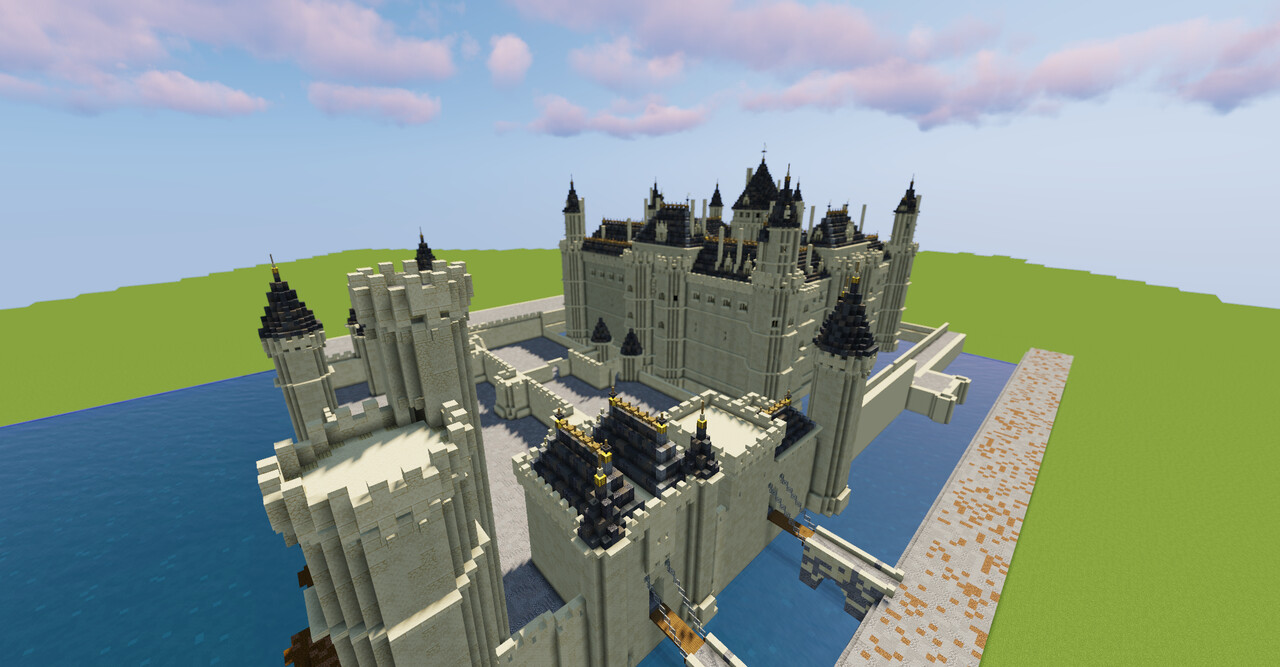 XIVth century Louvre Castle | Chateau du Louvre Minecraft Map