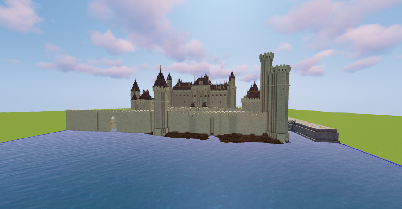 XIVth century Louvre Castle | Chateau du Louvre Minecraft Map