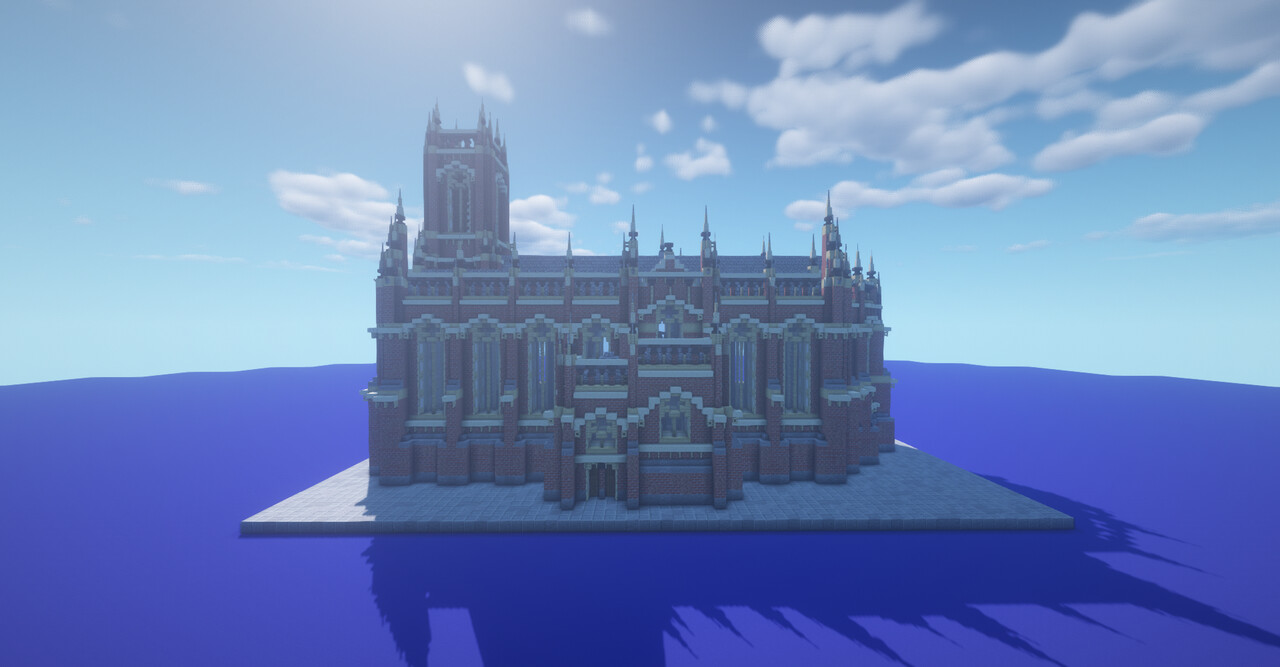 Saint Franscus, a Gothic Revival styled church Minecraft Map