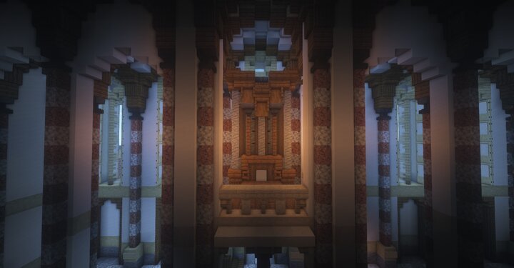 Saint Franscus, a Gothic Revival styled church Minecraft Map