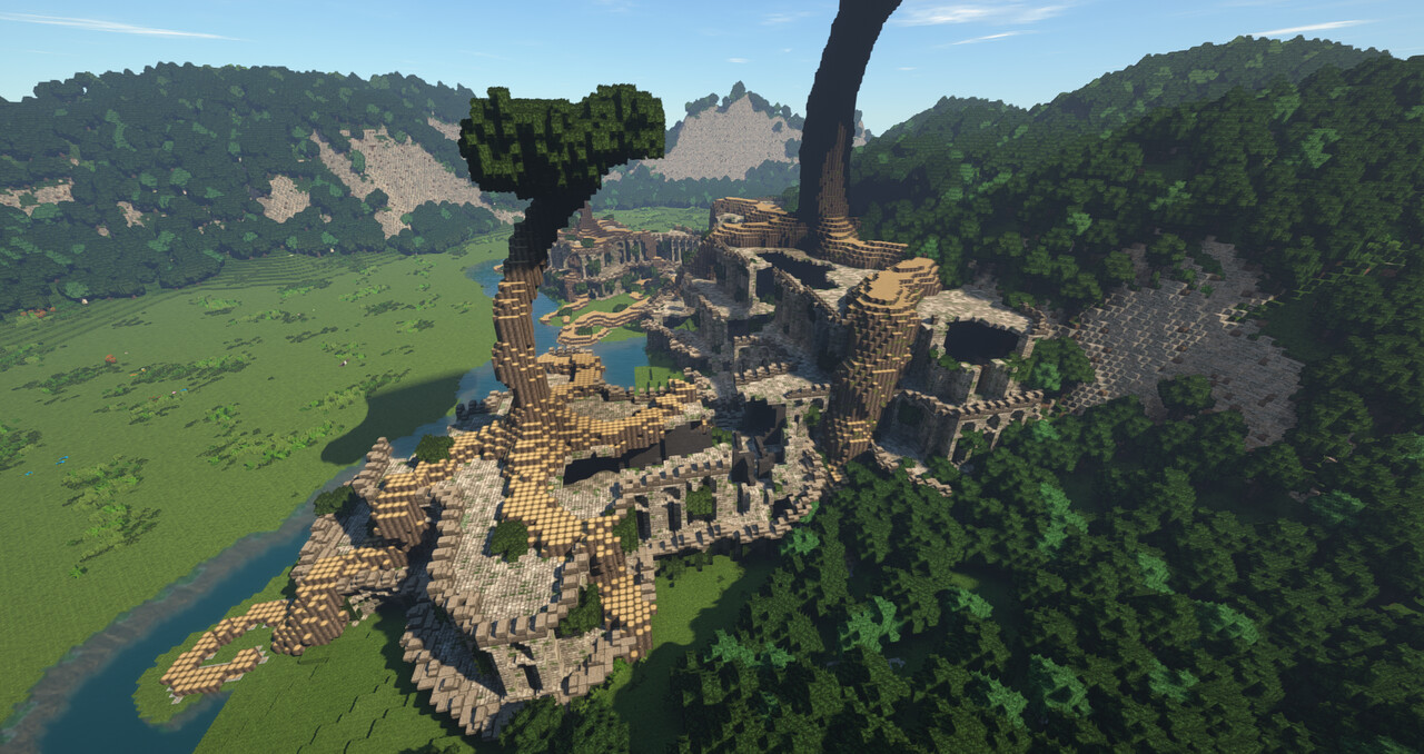 Overgrown Ruins Minecraft Map