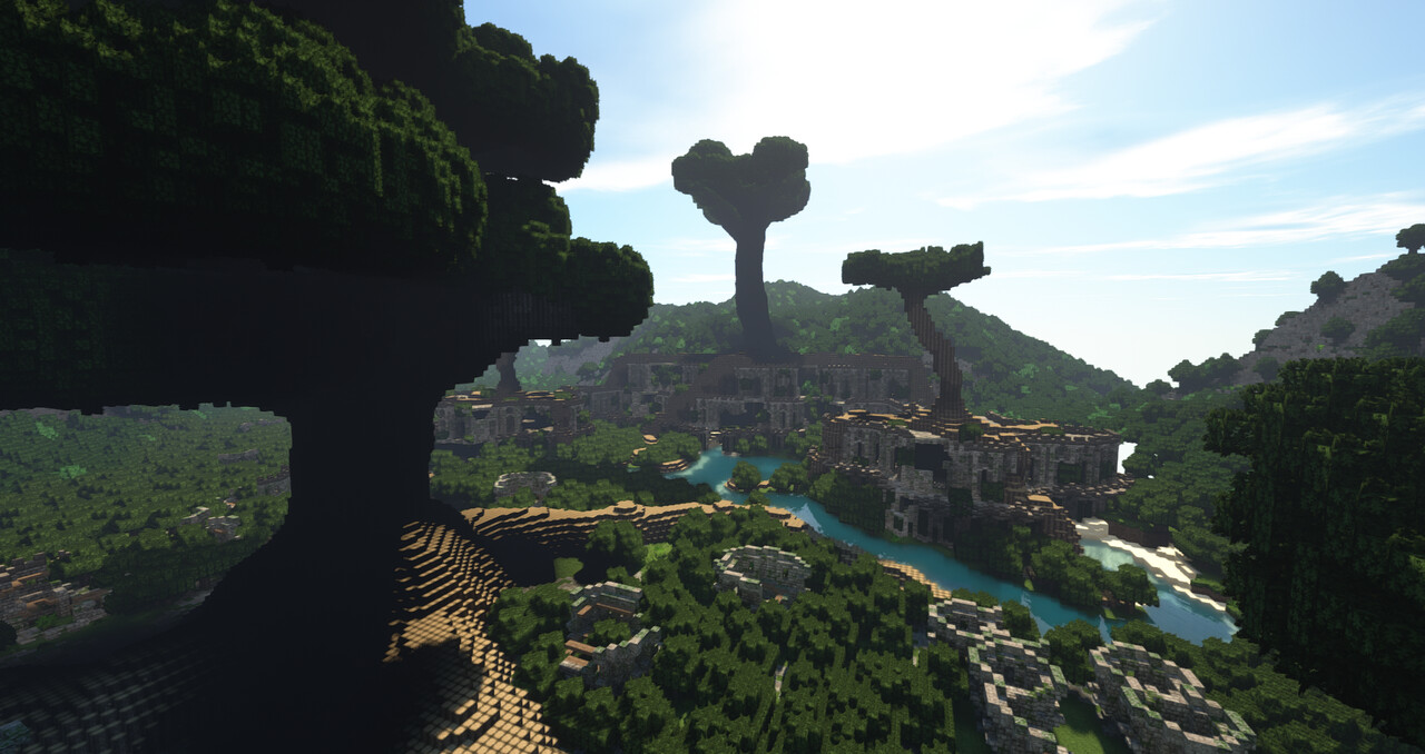 Overgrown Ruins Minecraft Map