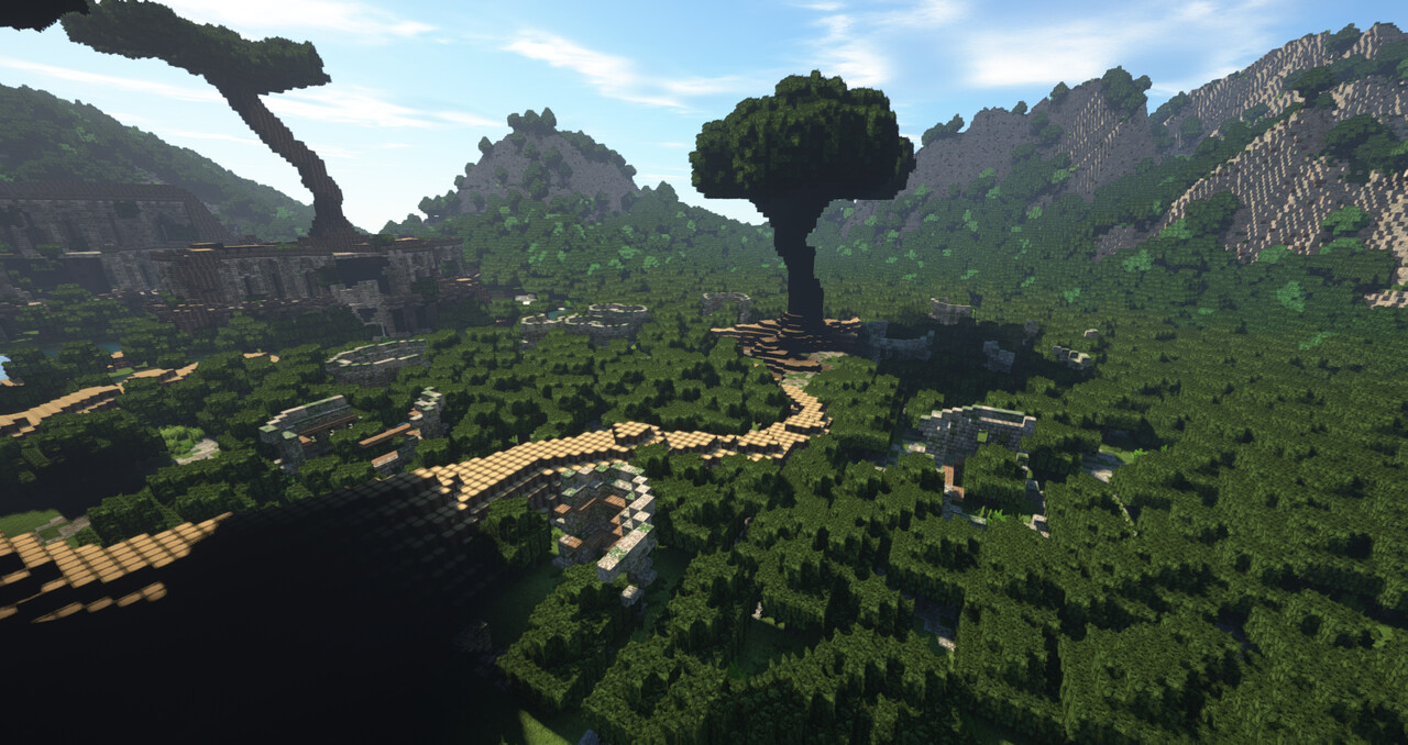 Overgrown Ruins Minecraft Map