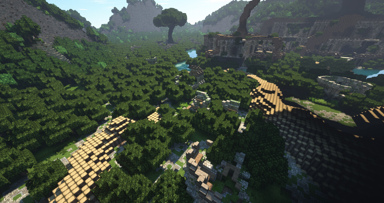 Overgrown Ruins Minecraft Map