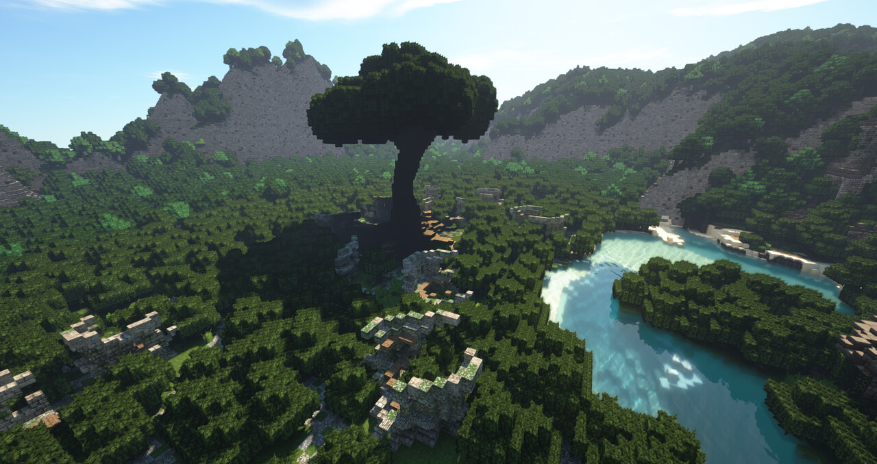 Overgrown Ruins Minecraft Map