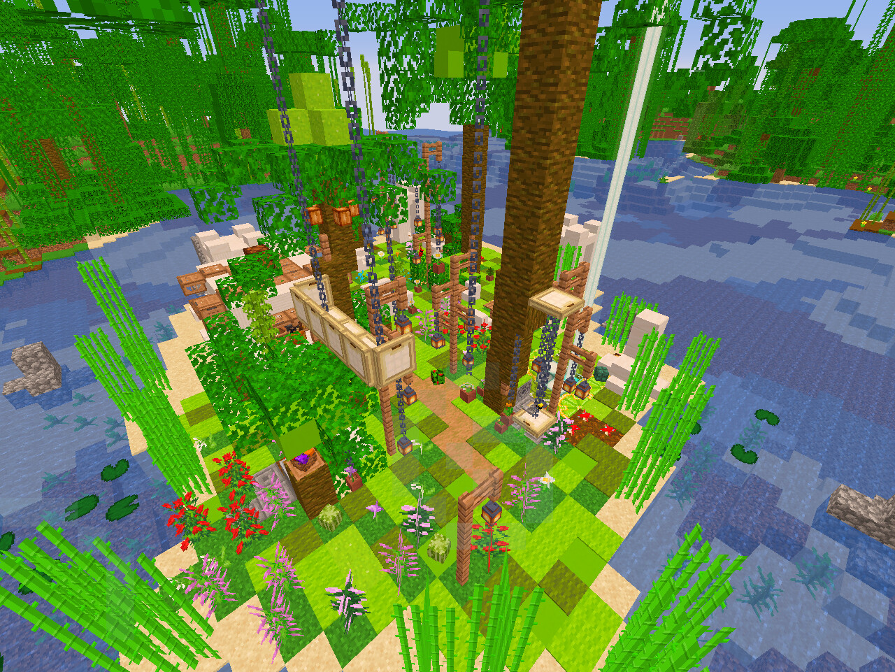 Tropical island by iAquaOwO in SingularityMC.us Minecraft Map