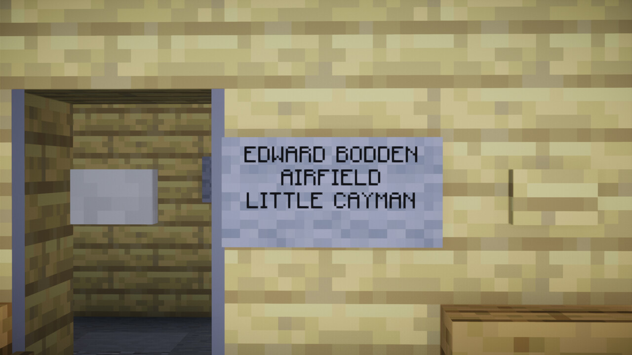Edward Bodden Little Cayman Airfield | 1:1 Scale [DOWNLOAD] Minecraft Map