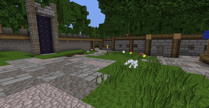 Minecraft Freedom Map mit Dorfd Minecraft Map