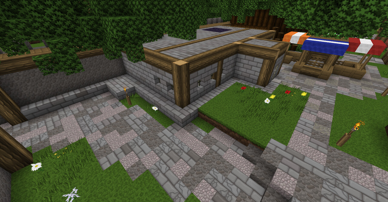 Minecraft Freedom Map mit Dorfd Minecraft Map