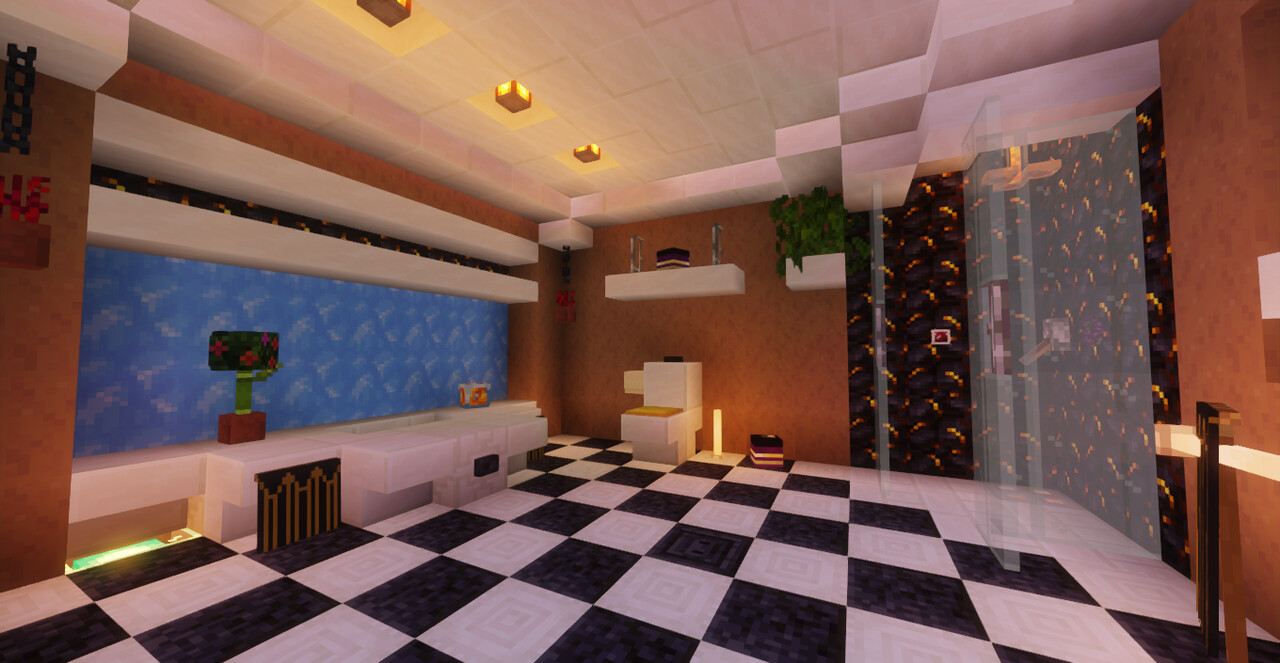 🛀 Luxury Bathroom 🛀 Minecraft Map