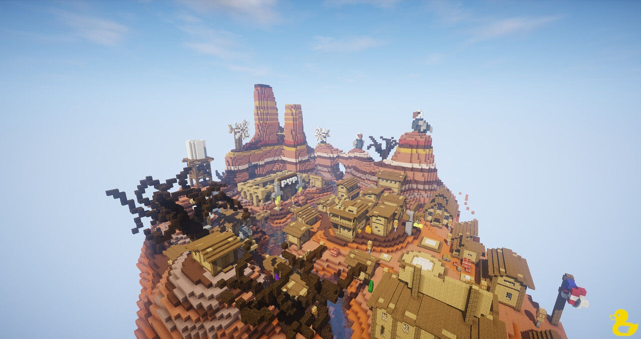 Western World Spawn Minecraft Map