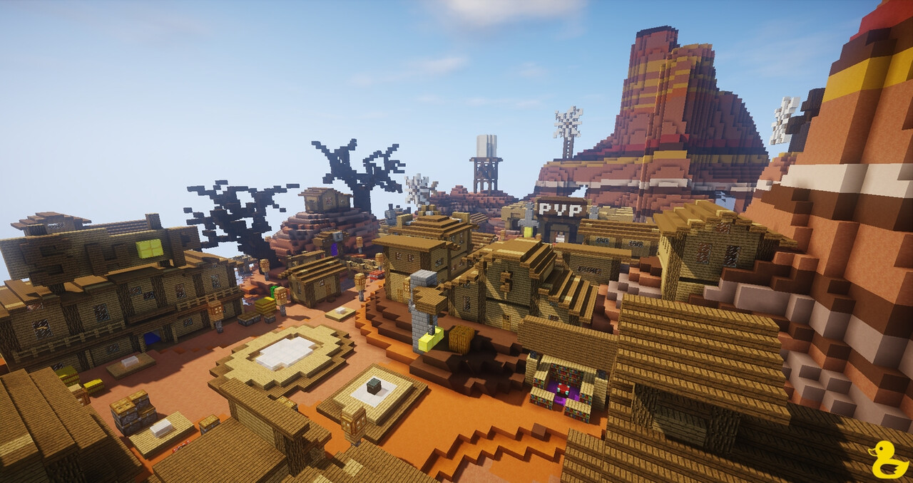 Western World Spawn Minecraft Map
