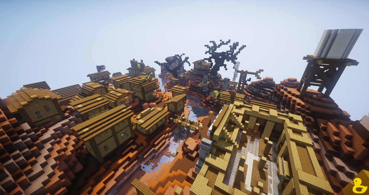 Western World Spawn Minecraft Map