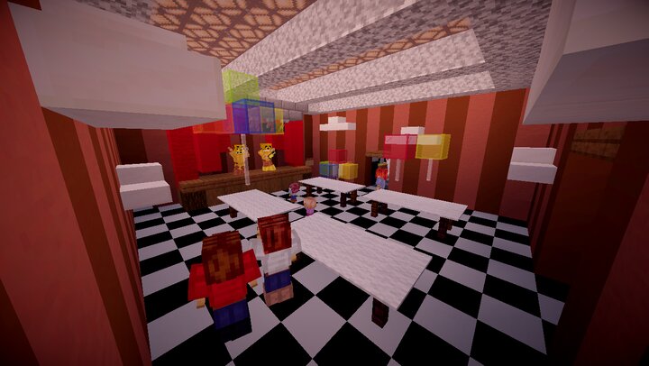 Stage 01 FNaF 3 Minigame (no mods no texture packs Minecraft Map