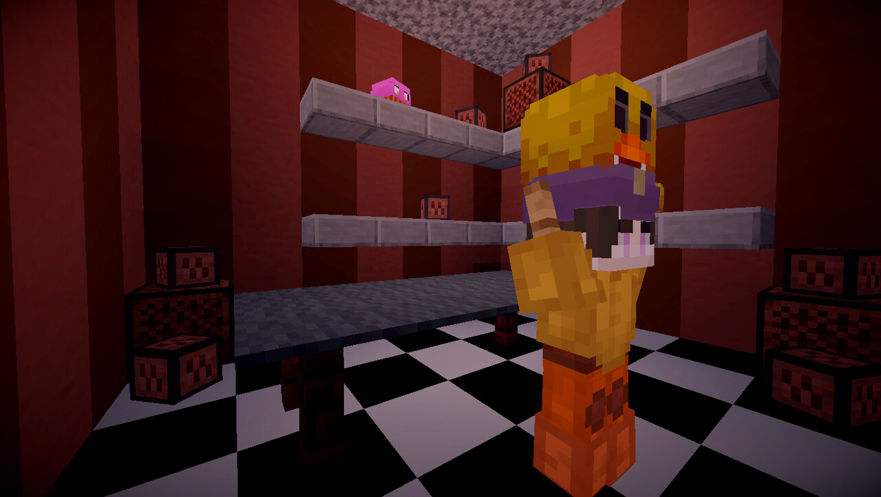 Stage 01 FNaF 3 Minigame (no mods no texture packs Minecraft Map