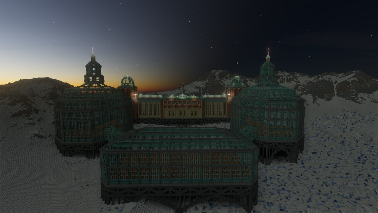 Royal winter palace Minecraft Map
