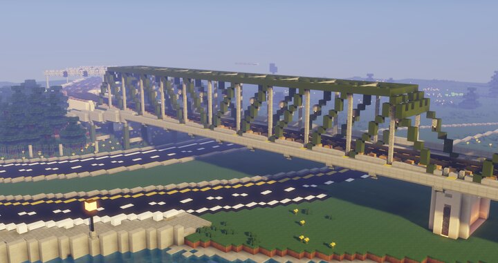 Iron bridge Cars & Trains Minecraft Map