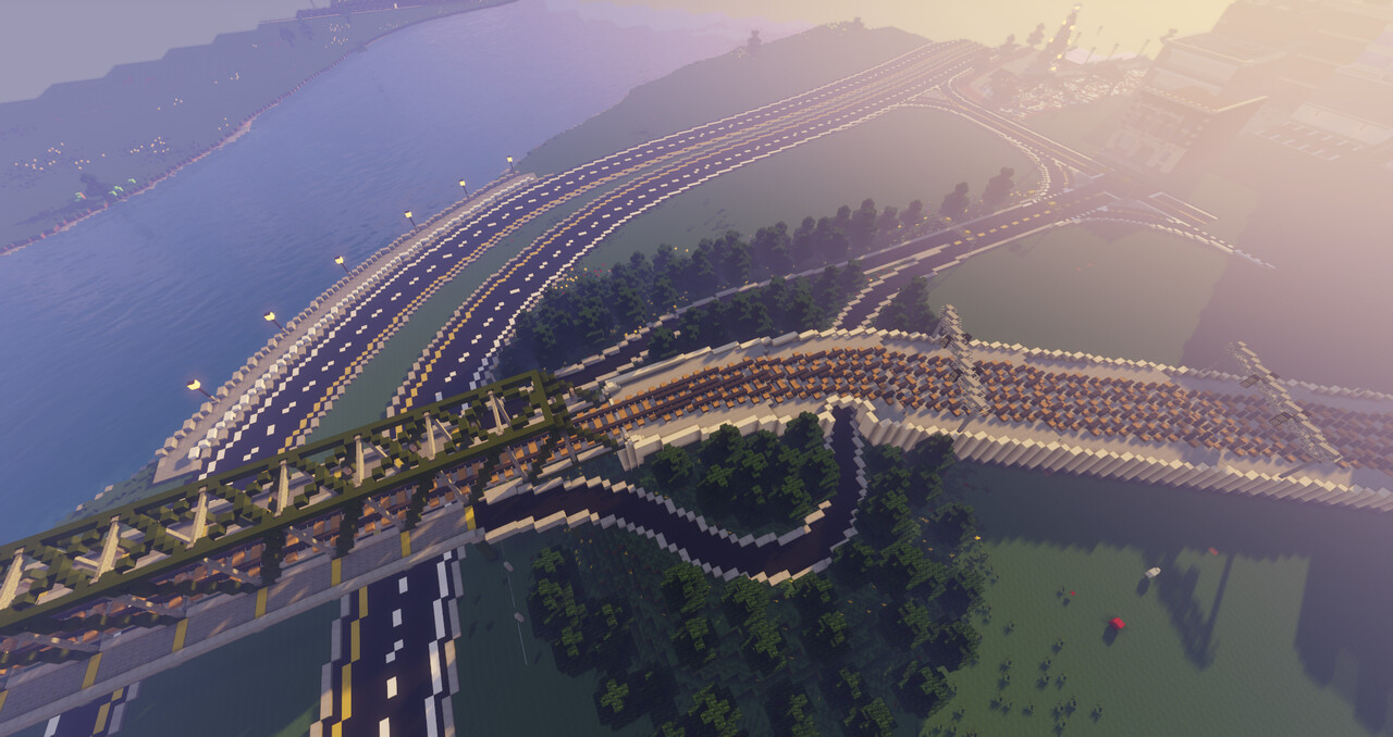 Iron bridge Cars & Trains Minecraft Map