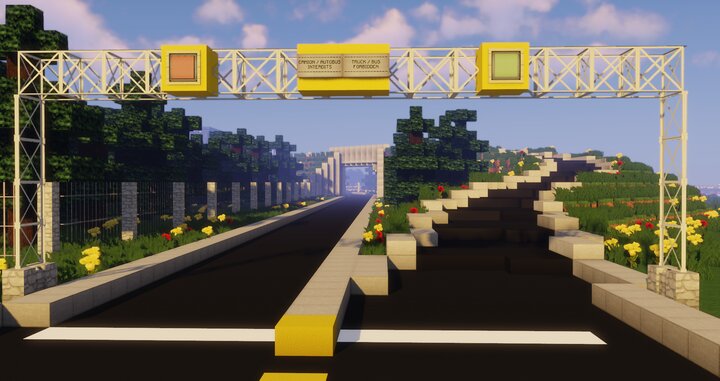 Iron bridge Cars & Trains Minecraft Map
