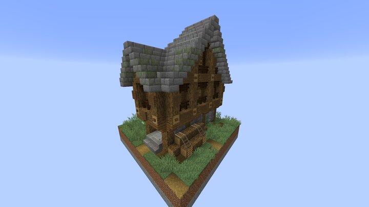 Medieval House One Chunk | 1.15.2 Minecraft Map