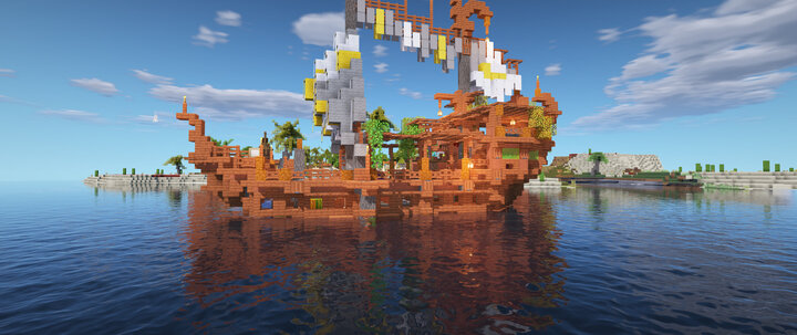 Egyptian Trading Ship Minecraft Map