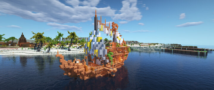 Egyptian Trading Ship Minecraft Map