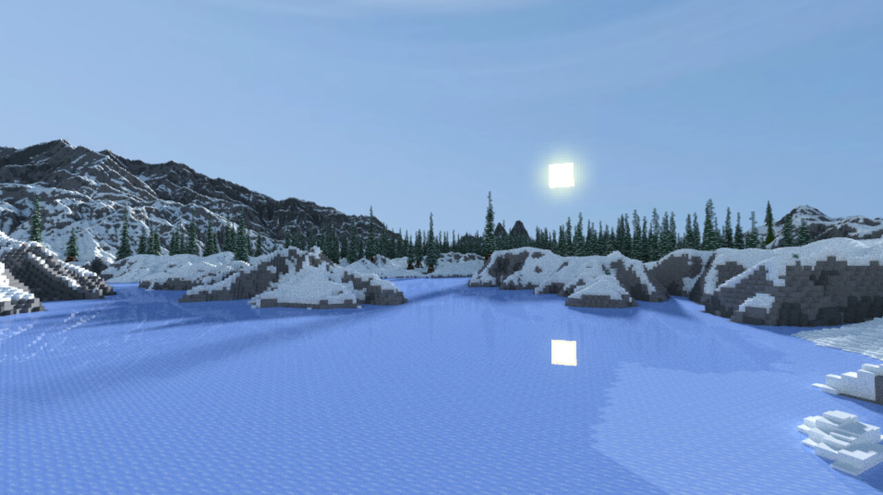 Snow Landscape Minecraft Map