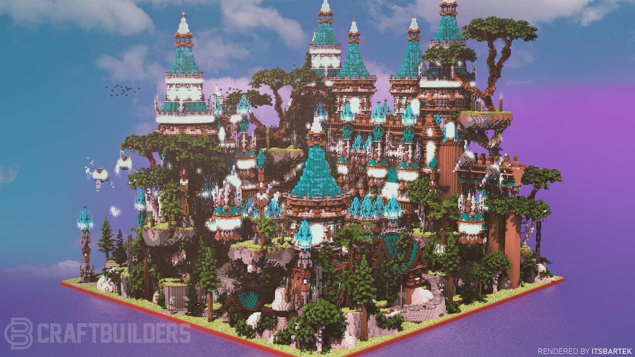 CASTLE SPAWN | FACTION SPAWN Minecraft Map