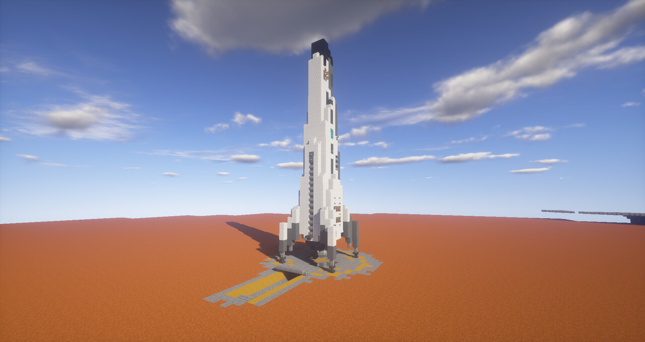 Mars Reusable Lander Minecraft Map