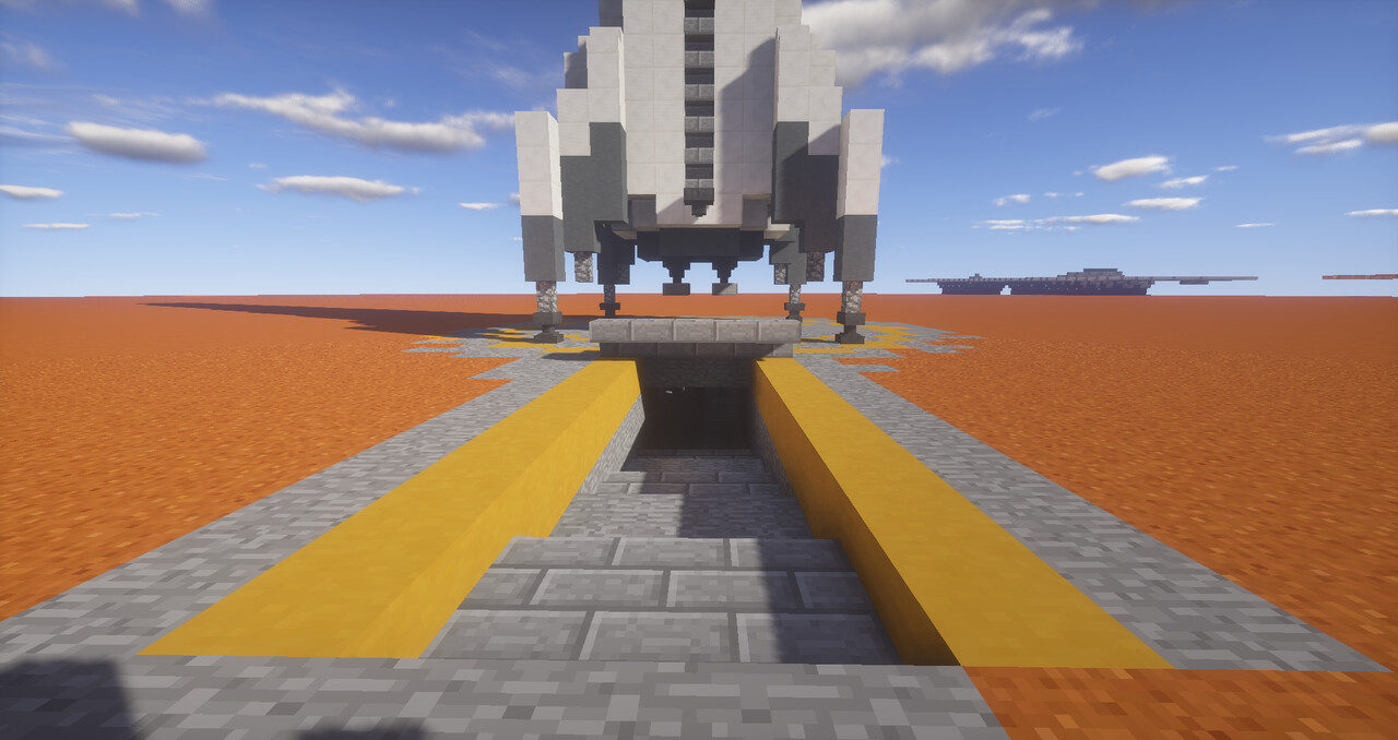 Mars Reusable Lander Minecraft Map