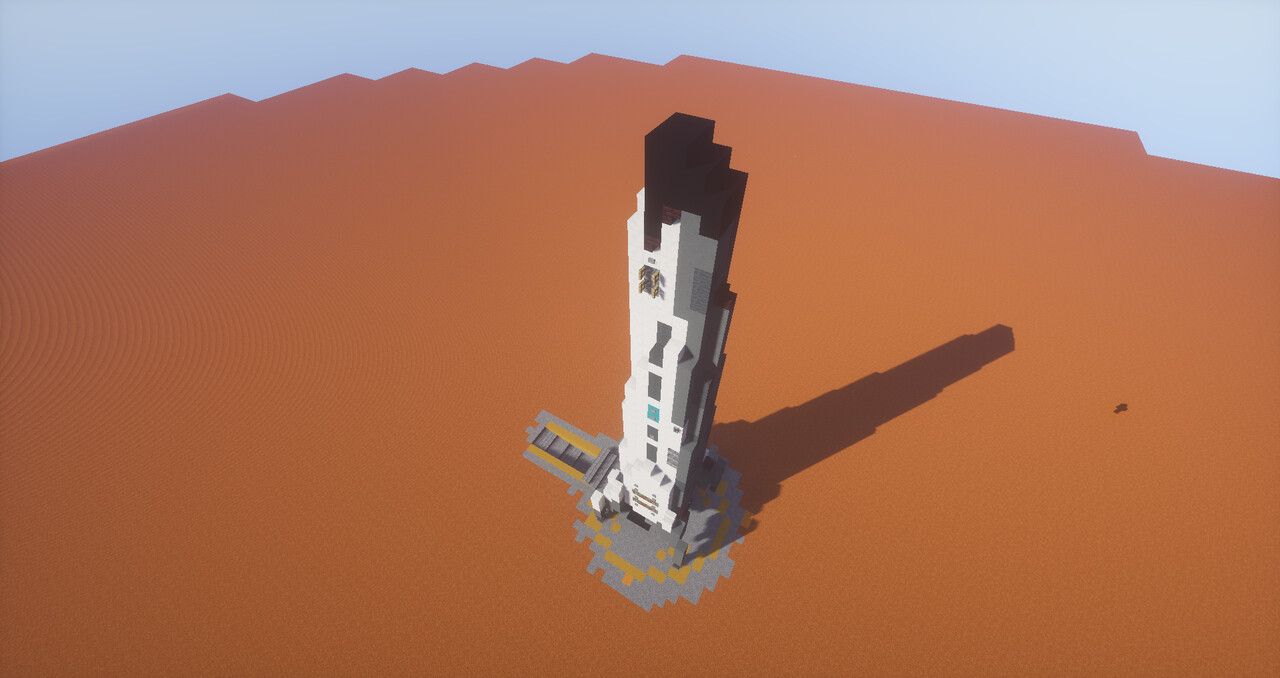 Mars Reusable Lander Minecraft Map