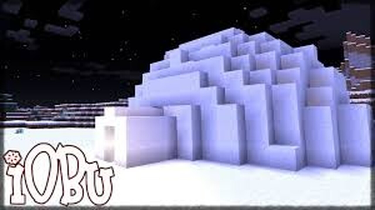 IGLOO WITH HIDDEN ROOM FIND IT SURVIVUL BASE 1.16.1 Minecraft Map