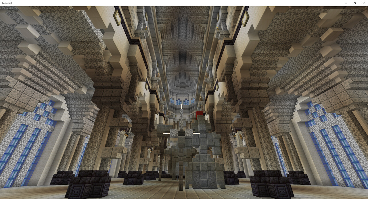 Dark Souls 1 Anor Londo and the Duke's Archives Minecraft Map