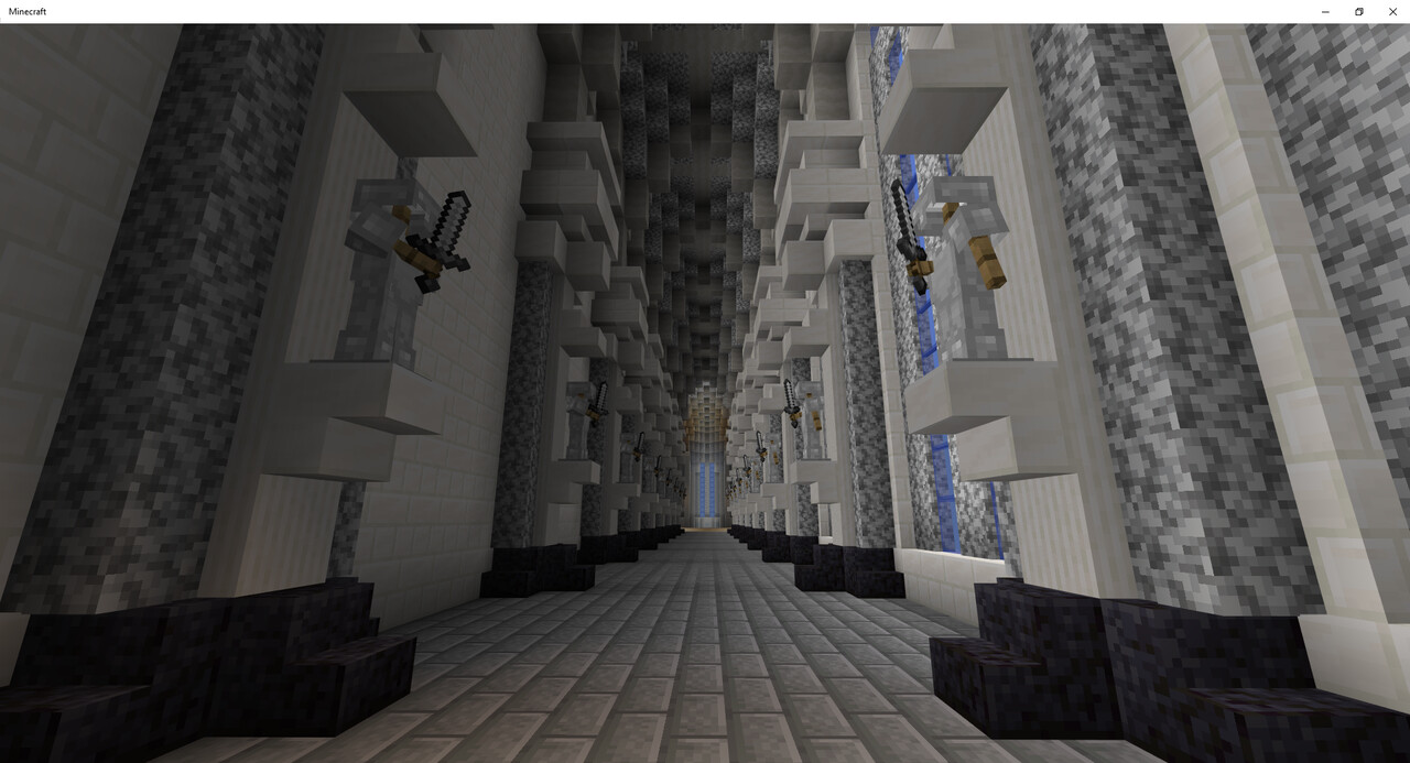 Dark Souls 1 Anor Londo and the Duke's Archives Minecraft Map