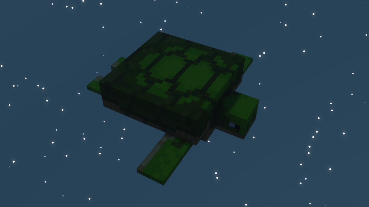 Turtle Mob Statue Minecraft Map