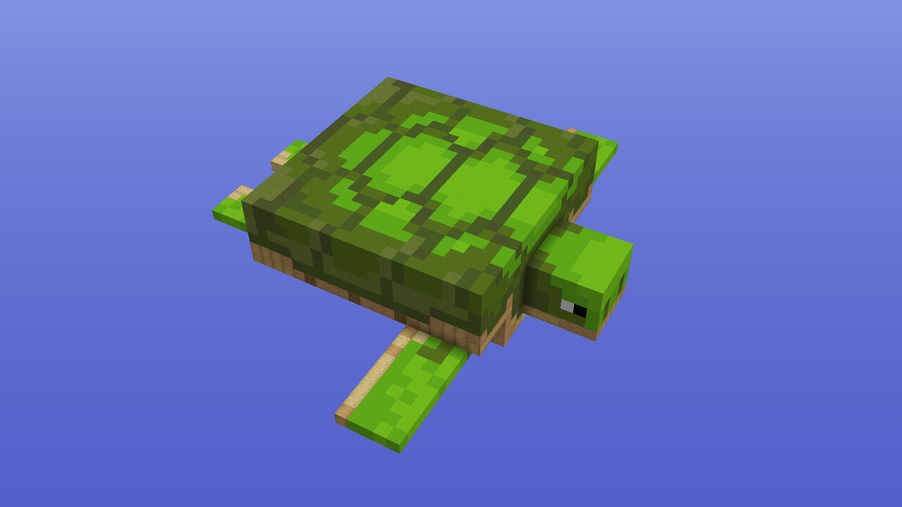 Turtle Mob Statue Minecraft Map