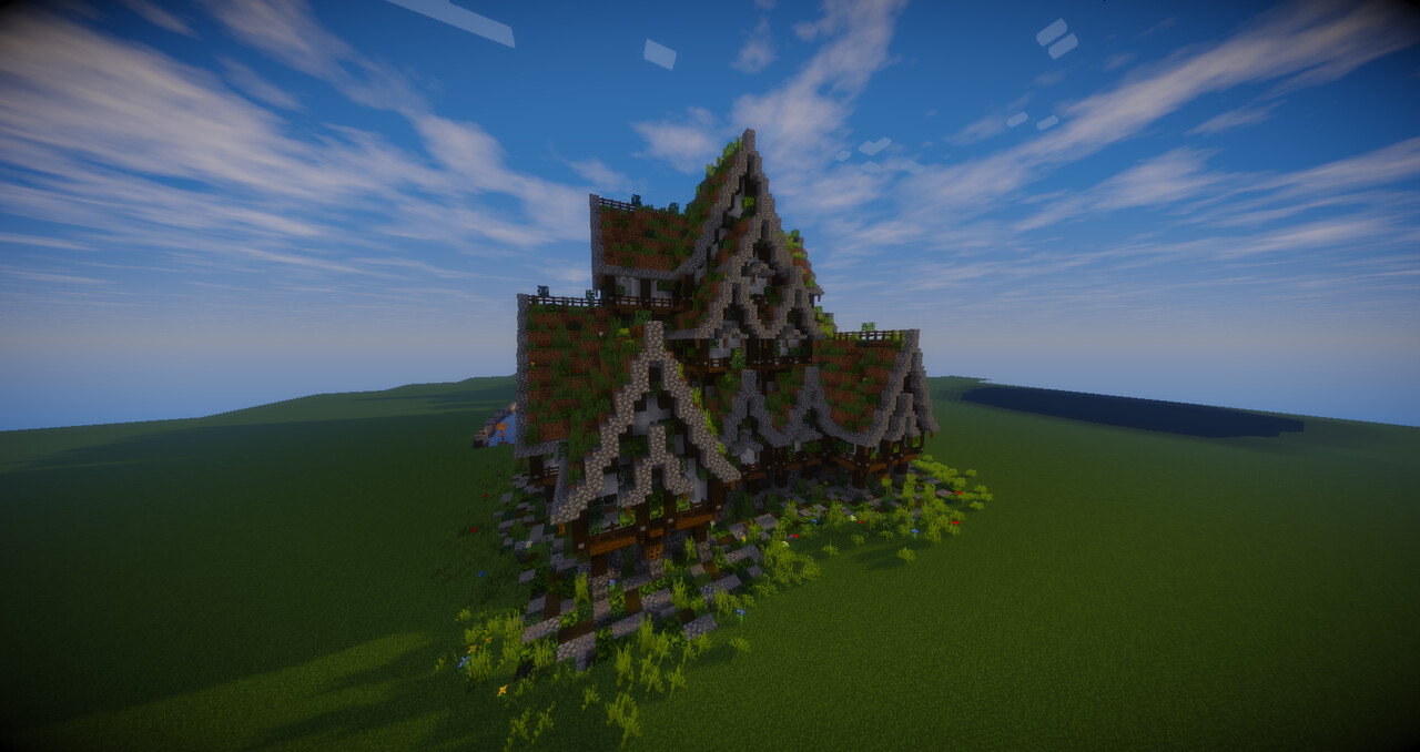 Steampunk Mansion [Schematic] Minecraft Map