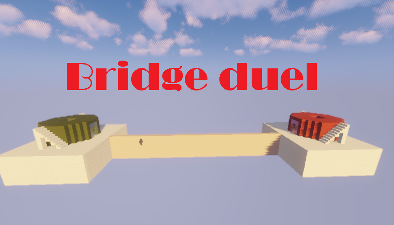 Bridge duel map Minecraft Map