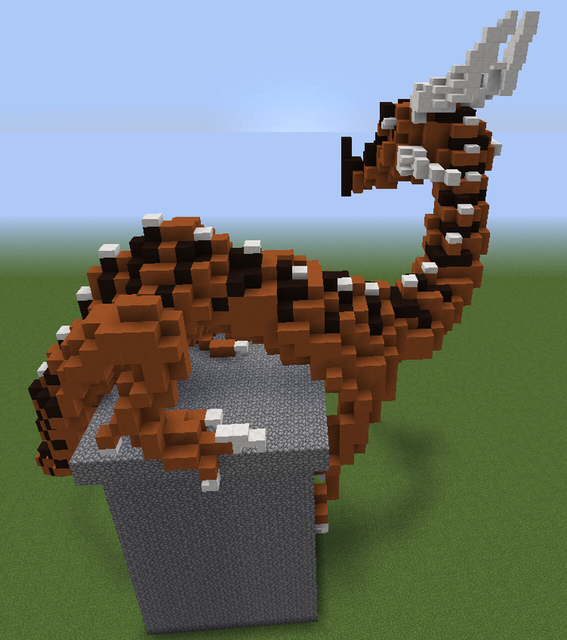 Pedestal Dragon Minecraft Map